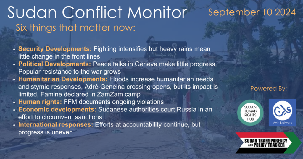 Sudan Conflict Monitor #16 – Ayin network – شبكة عاين